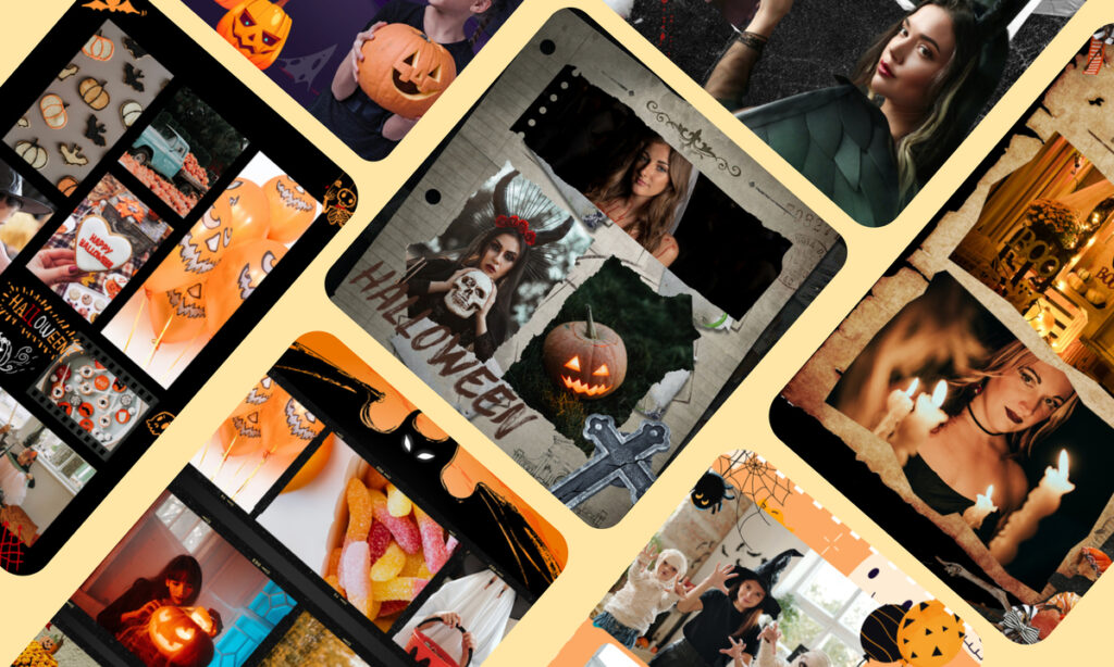Create the Most Spooky Halloween Photos with PhotoGrid's Free Templates ...